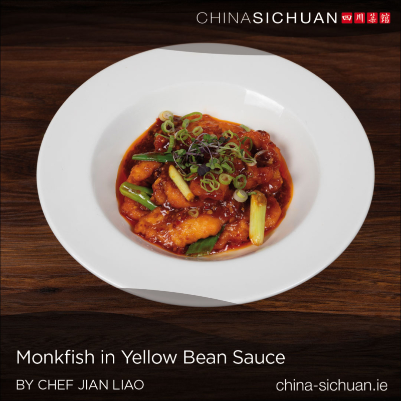 Monkfish in Yellow Bean Sauce | Chef Jian Liao - China Sichuan Restaurant